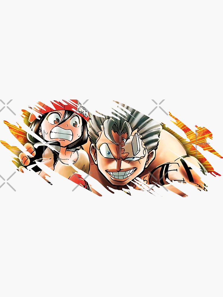 "Andy and Fuuko Izumo" Sticker for Sale by Sakuga | Redbubble