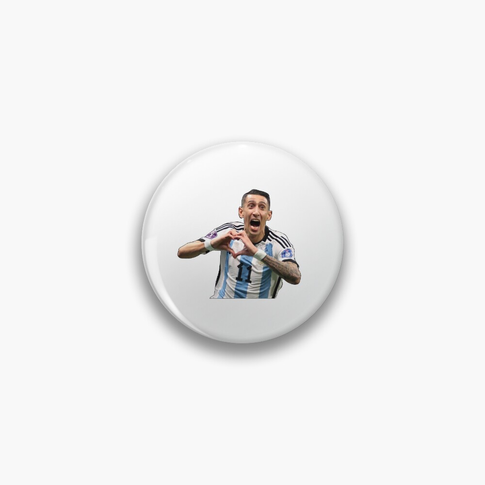 "Di María Heart World Cup Celebration Sticker" Sticker for Sale by ...