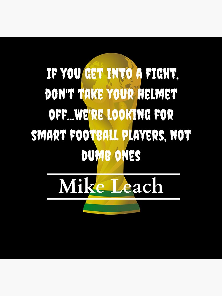 "Mike Leach Quotes " Sticker for Sale by Caviar-Studio | Redbubble