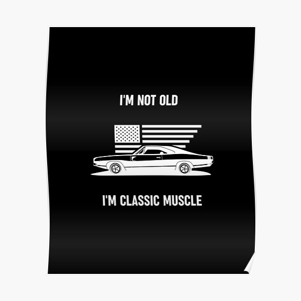 "Classic Muscle Maximum Horsepower Car Logo Funny Gift For Drivers ...