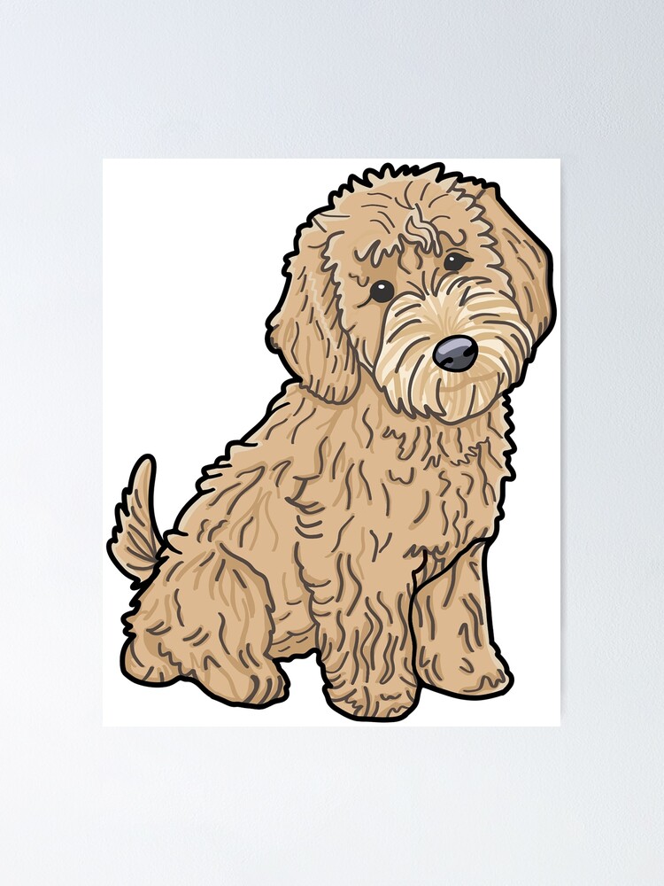 "Golden Doodle Dog / Goldendoodle" Poster for Sale by Isabelle-Anne ...