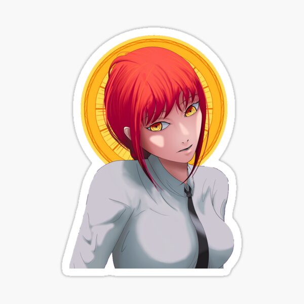 "Makima- Chainsaw Man" Sticker for Sale by ara-21 | Redbubble