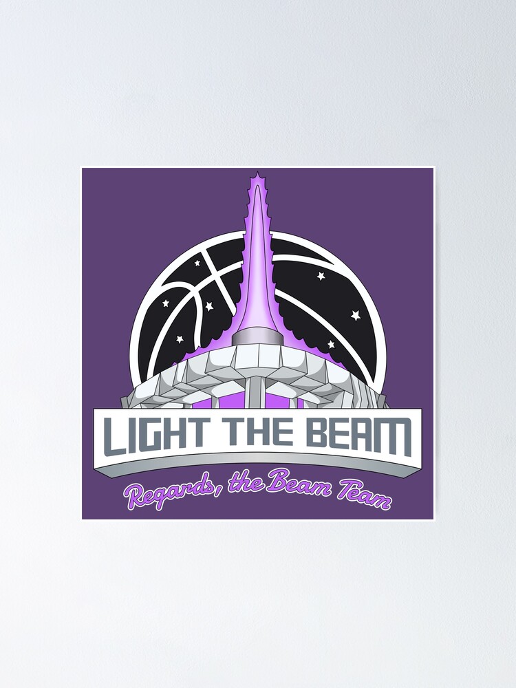 "Light The Beam - Sacramento Kings Basketball" Poster for Sale by ...