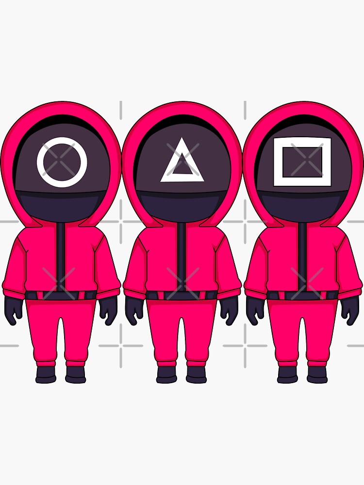 "SQUID GAME" Sticker for Sale by SAK-DESIGNS | Redbubble