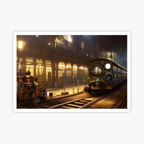 "Train station" Sticker for Sale by REALDesign-Shop | Redbubble