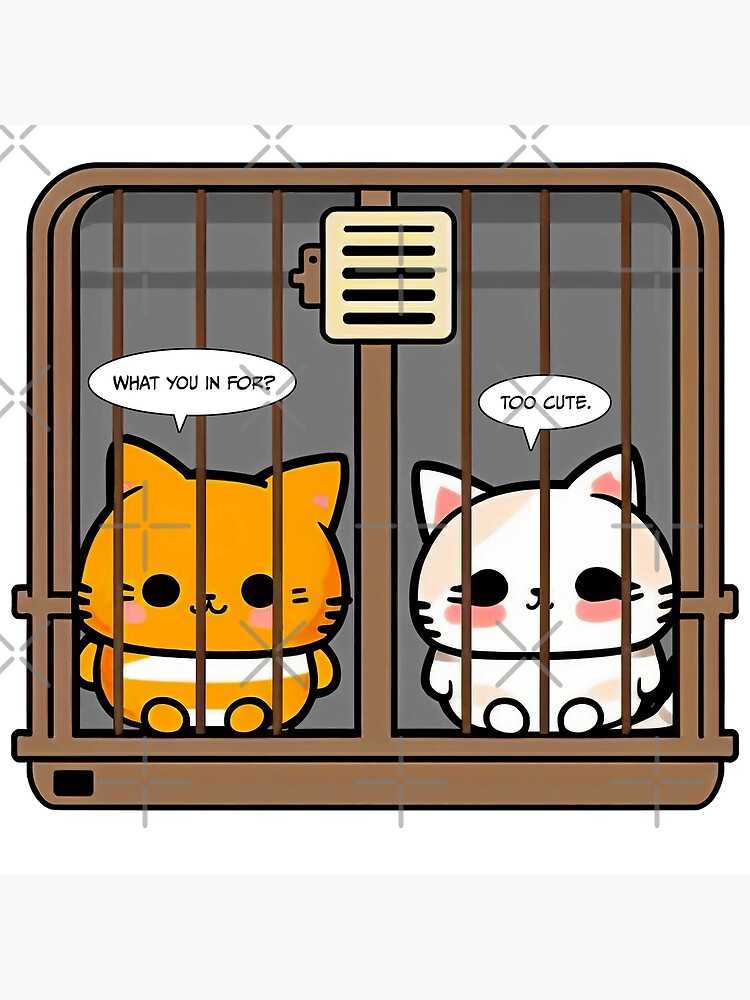 "Jail Cats Cute | Bad Cats | Anime Cats | Kawaii Cats | Chibi Cats ...