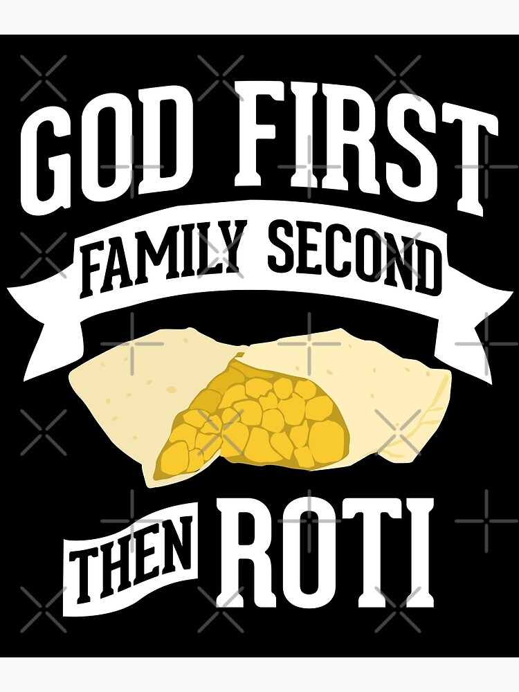 "Trinidad and Tobago Pride Trinidadian God Family Roti" Poster for Sale ...