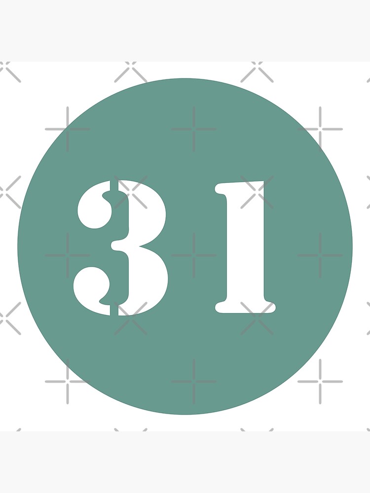 Póster «Número treinta y uno (31) en círculo verde» de SimpleModernSVG ... Póster «Número treinta y uno (31) en círculo verde» de SimpleModernSVG ...