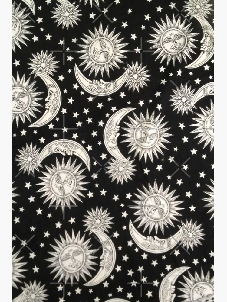 "Vintage High Quality Sun and Moon Pattern" Sticker for Sale by ...