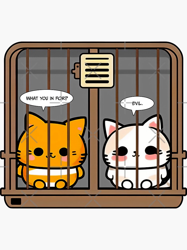 "Jail Cats Evil | Bad Cats | Anime Cats | Kawaii Cats | Chibi Cats ...
