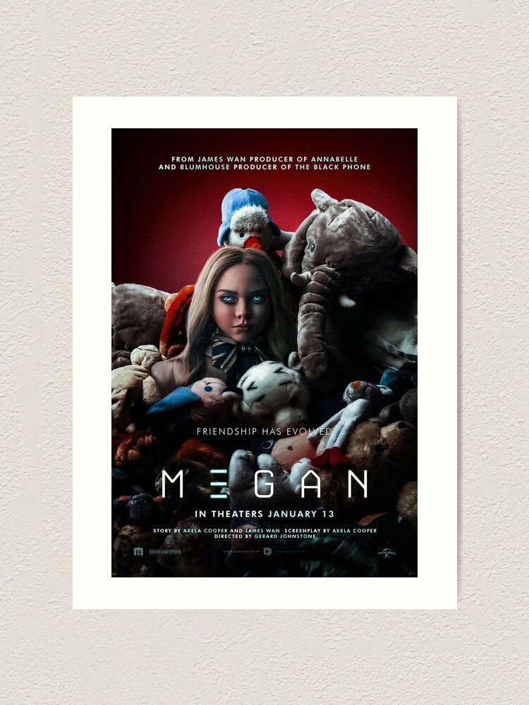 "M3GAN: Friendship Has Evolved " Art Print for Sale by CulturePopPop ...