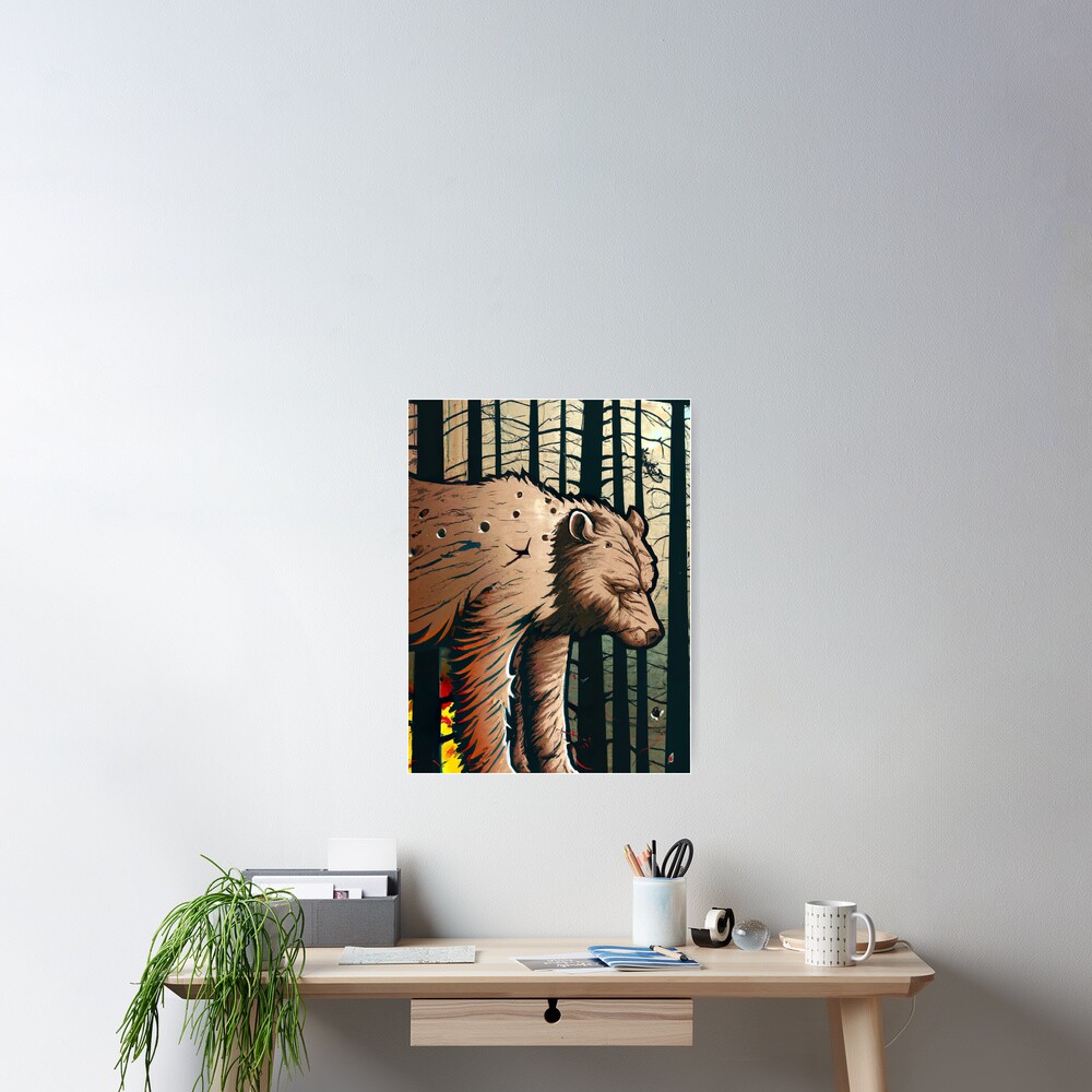 "Bear Art - Grizzly Bear Posters of a Brown Bear " Poster for Sale by ...