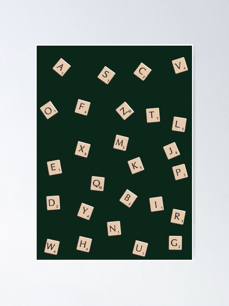"Scrabble" Poster by Marksman | Redbubble