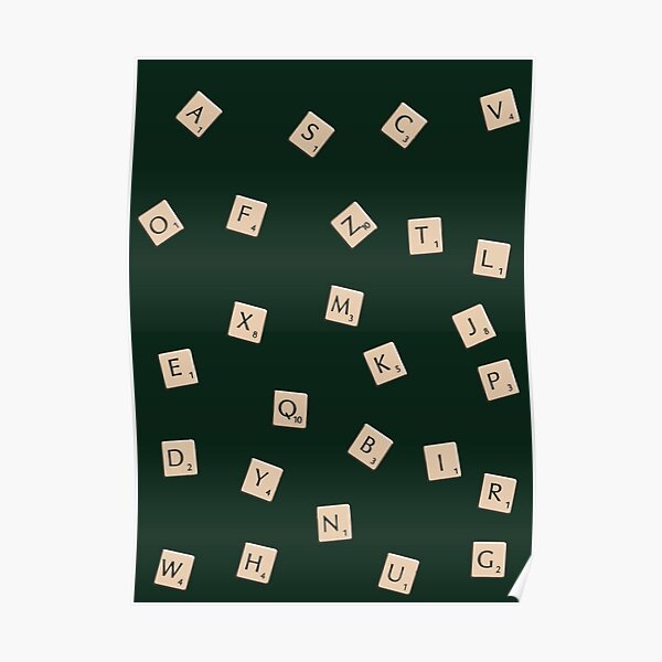 "Scrabble" Poster by Marksman | Redbubble