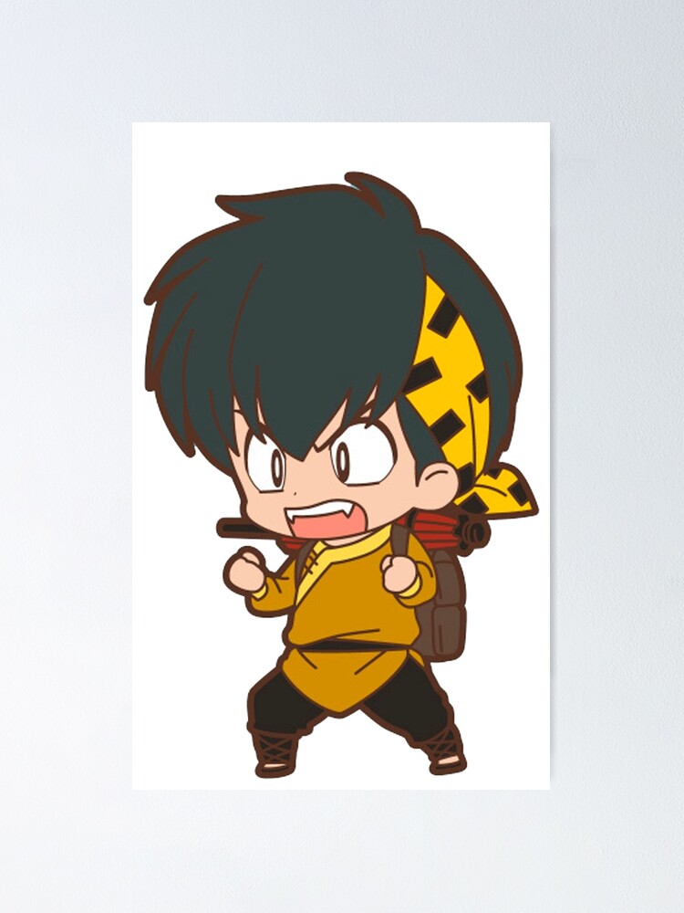 "RYOGA CHIBI | RANMA 1/2" Poster for Sale by GroupieClub | Redbubble