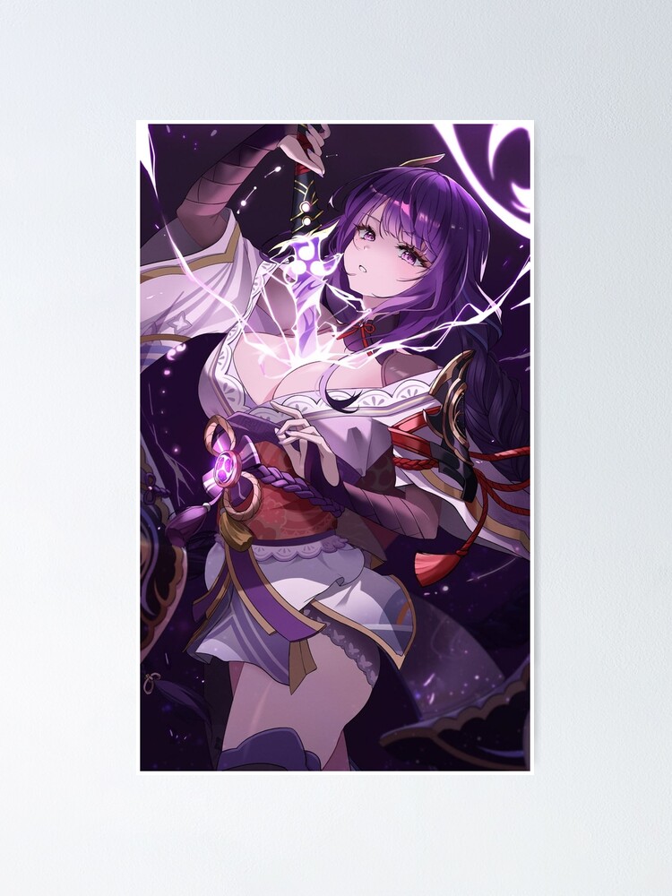 "Inazuma Shines Eternal! Raiden Shogun [Genshin Impact Ecchi Lewd]" Poster for Sale by ...