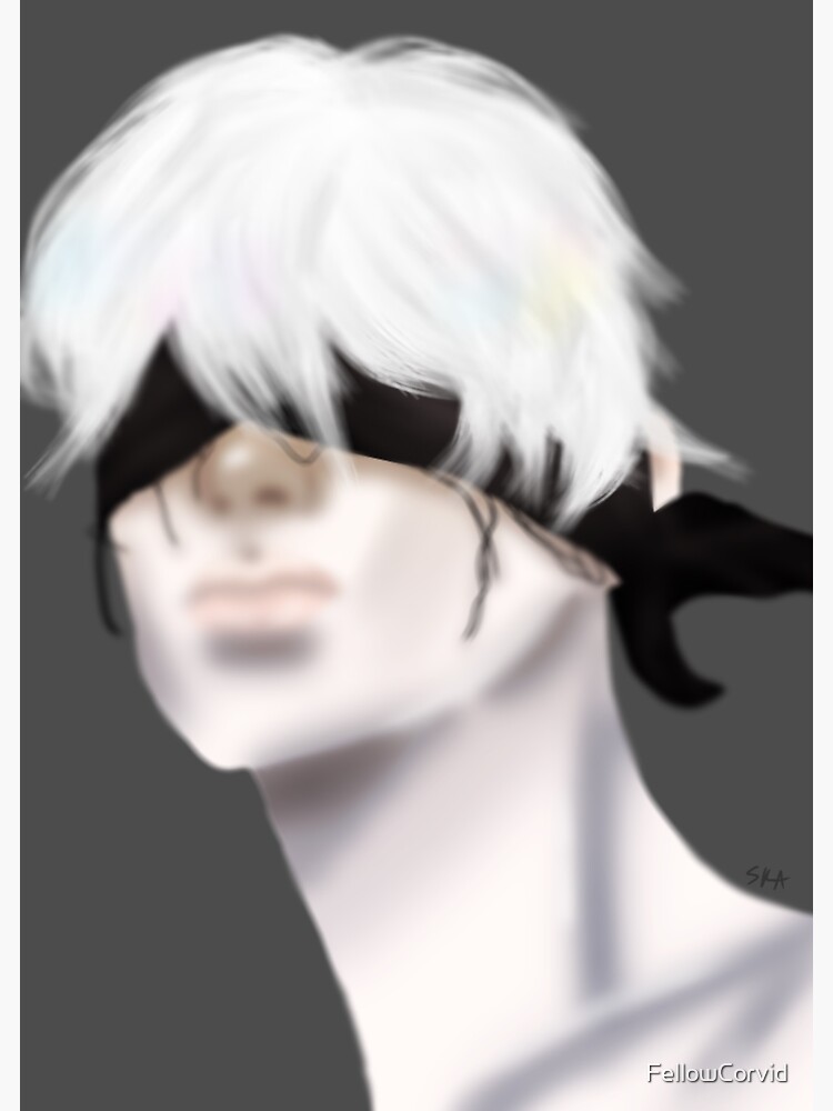 "Justice is Blind" Sticker for Sale by FellowCorvid | Redbubble