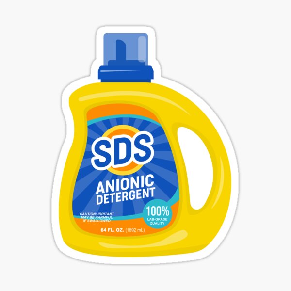 "SDS Anionic Detergent" Sticker for Sale by nucleicnoodles | Redbubble