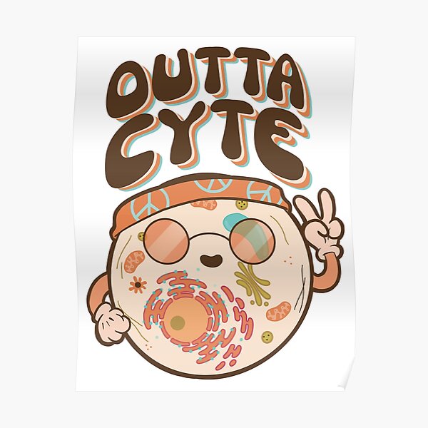 "Outta Cyte 70s Cell" Poster for Sale by TrailMixArt | Redbubble