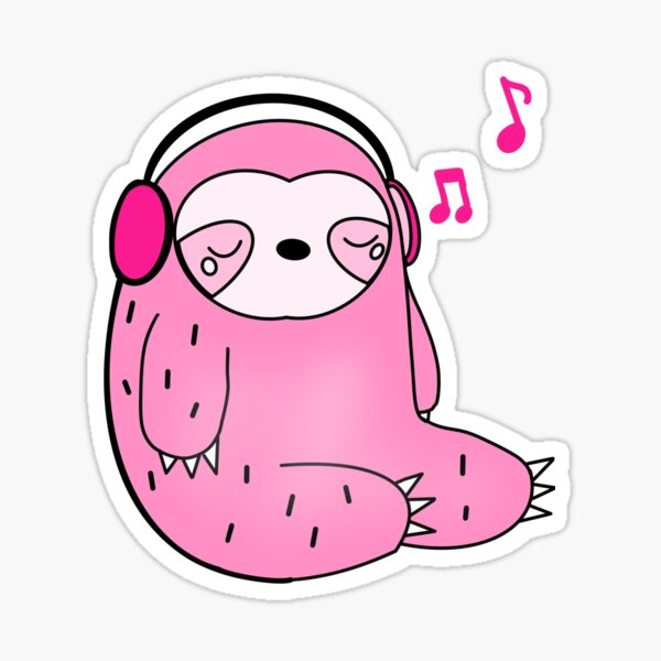 "sloth stack" Sticker for Sale by Feelinggo | Redbubble