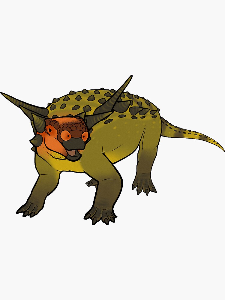 "Dinosaur - Animantarx ramaljonesi" Sticker for Sale by SaritaWolff ...