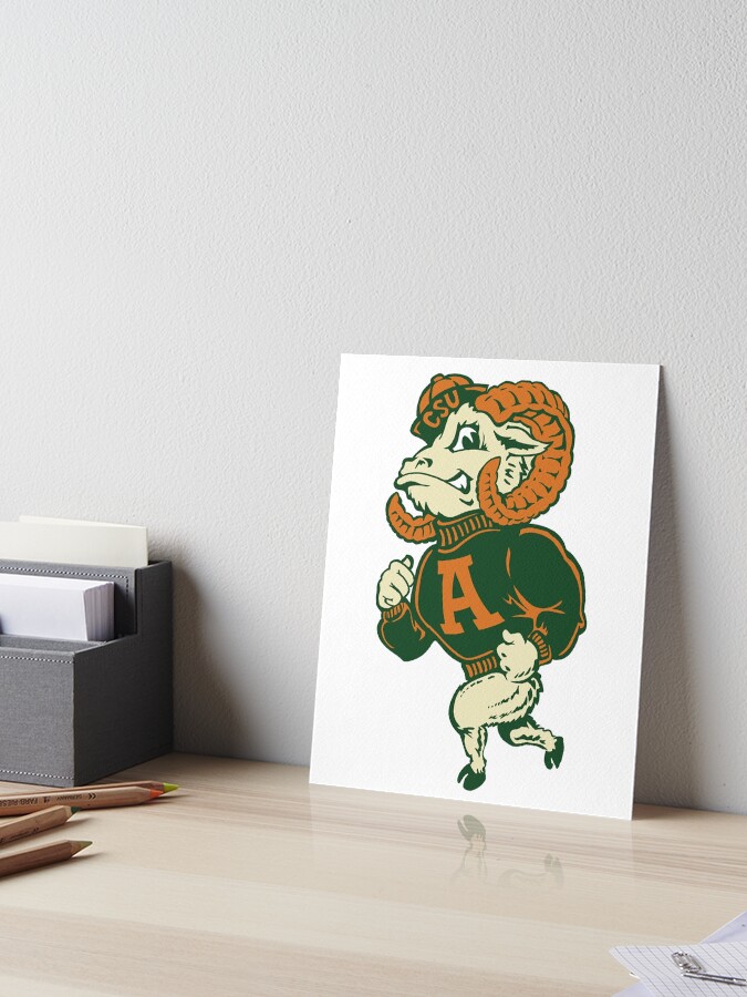 "Vintage Colorado State University Aggies Logo Design " Art Board Print ...