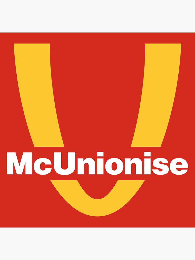 "Unionise McDonalds - Maccas Union" Sticker for Sale by SSFootball ...