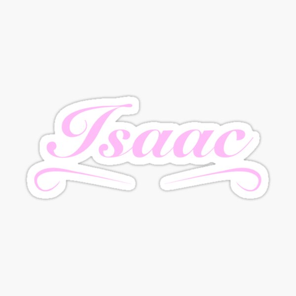 "Isaac | Blush Pink" Sticker for Sale by PathfinderCP | Redbubble