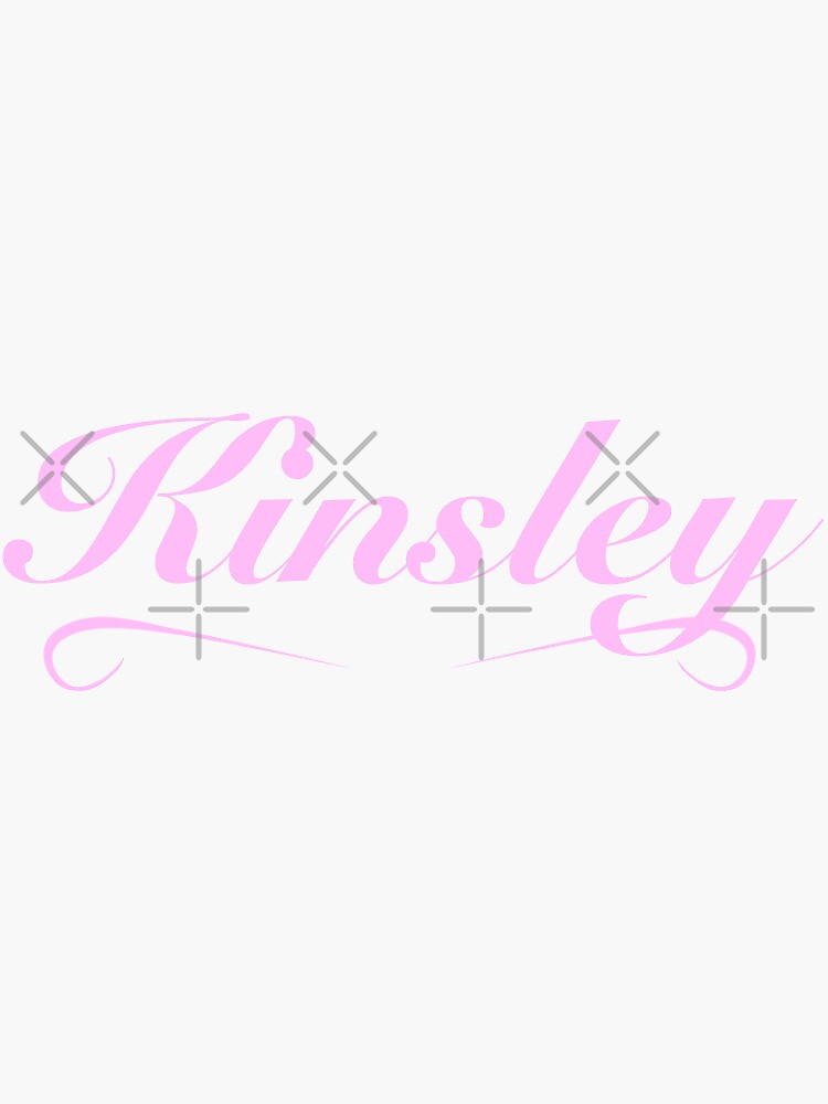 "Kinsley | Blush Pink" Sticker for Sale by PathfinderCP | Redbubble