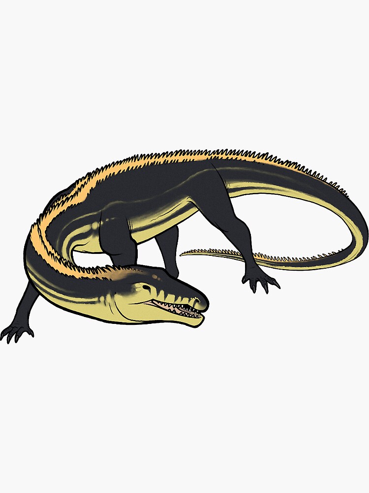 "Archosaur - Yarasuchus deccanensis" Sticker for Sale by SaritaWolff ...