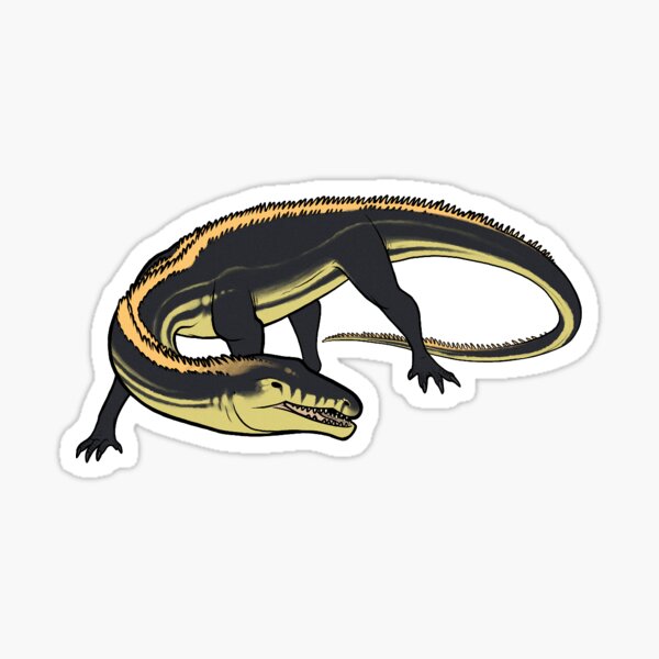 "Archosaur - Yarasuchus deccanensis" Sticker for Sale by SaritaWolff ...