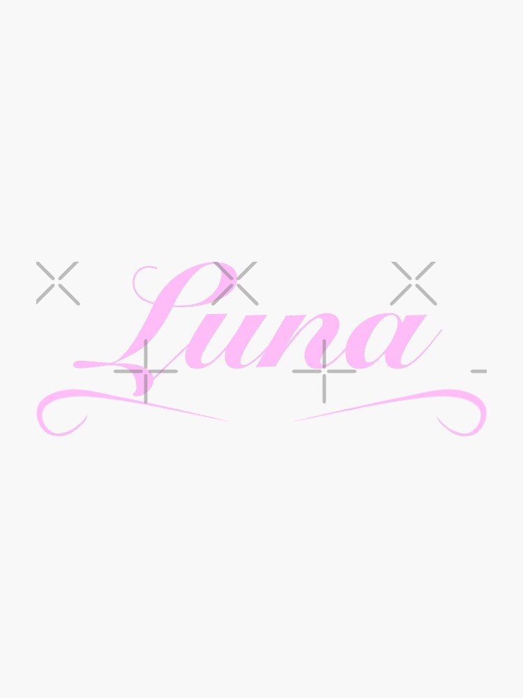 "Luna | Blush Pink" Sticker for Sale by PathfinderCP | Redbubble