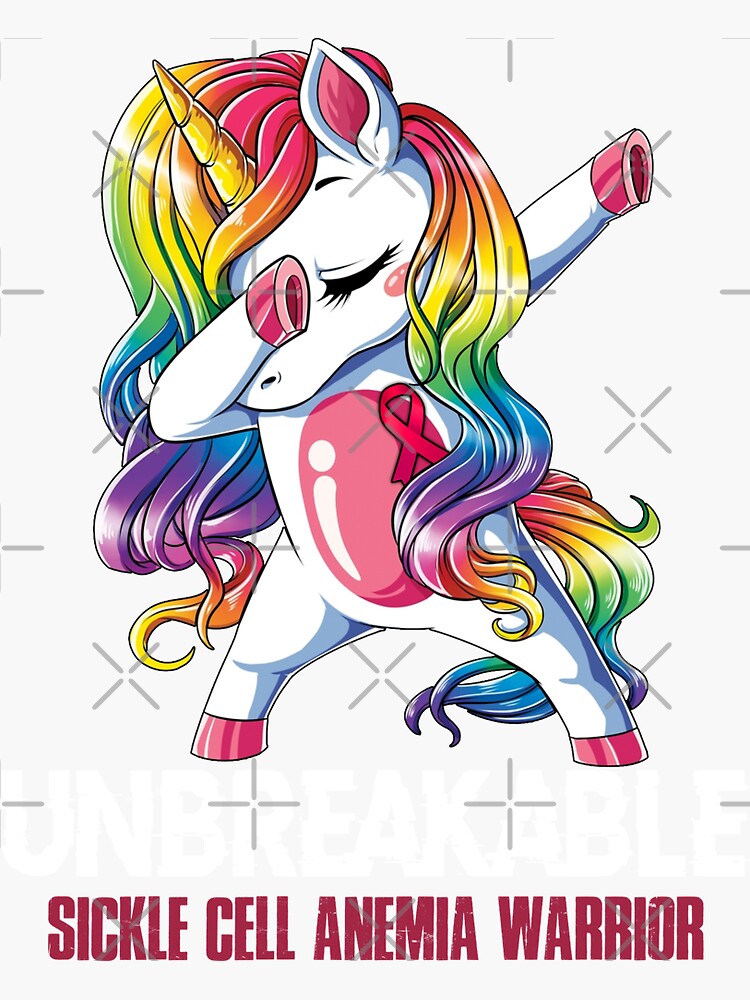 "Sickle Cell Anemia Awareness - Unicorn Sickle Cell Anemia Warrior ...
