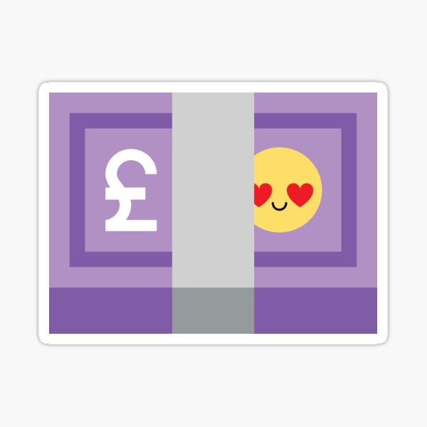 "GBP Emoji " Sticker for Sale by HippoEmo | Redbubble