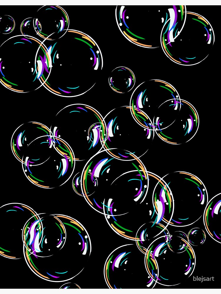"Very Bubbly Realistic Bubbles" Sticker for Sale by blejsart | Redbubble