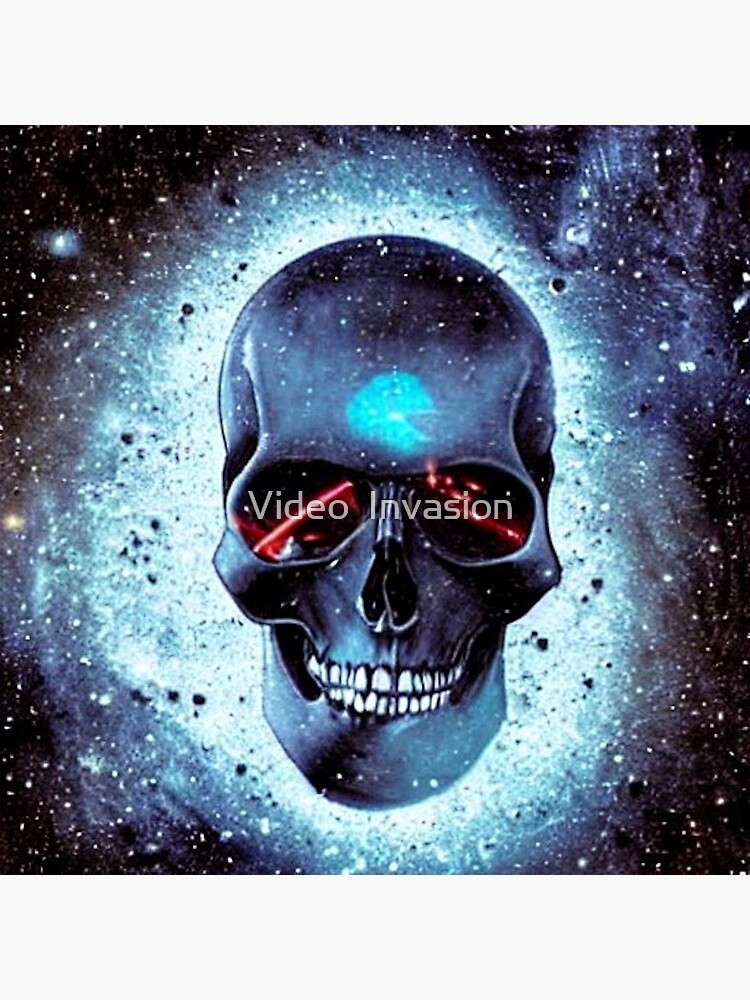 "Space Skull 18 - "Implosion" - Dystopian Art" Poster for Sale by ...