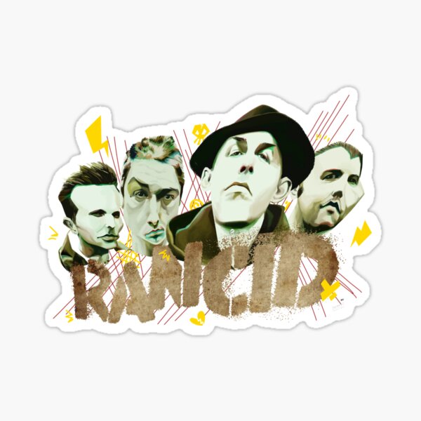 "Punk Rancid Rock Band Graphic Fan" Sticker for Sale by BrodieOlson ...