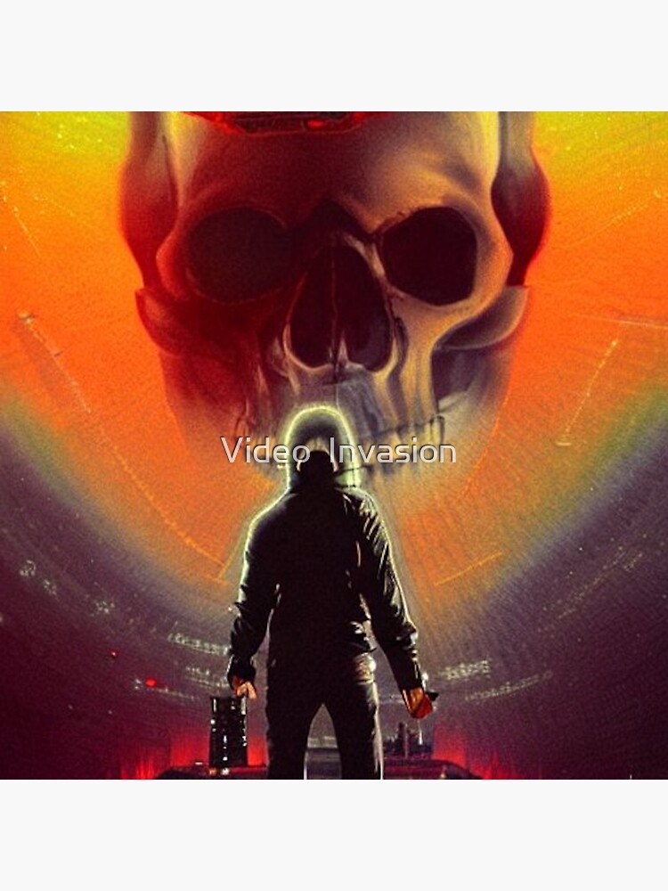 "Space Skull 22 - "Revelation" - Dystopian Art" Sticker for Sale by ...