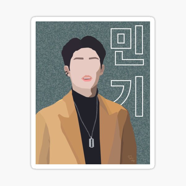 "Mingi Ateez" Sticker for Sale by yishujpg | Redbubble