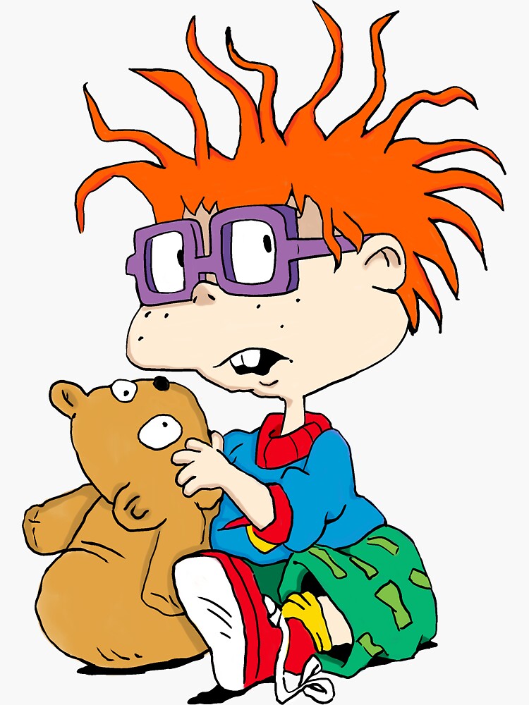 "Rugrats- Chucky" Sticker for Sale by joseanimates | Redbubble