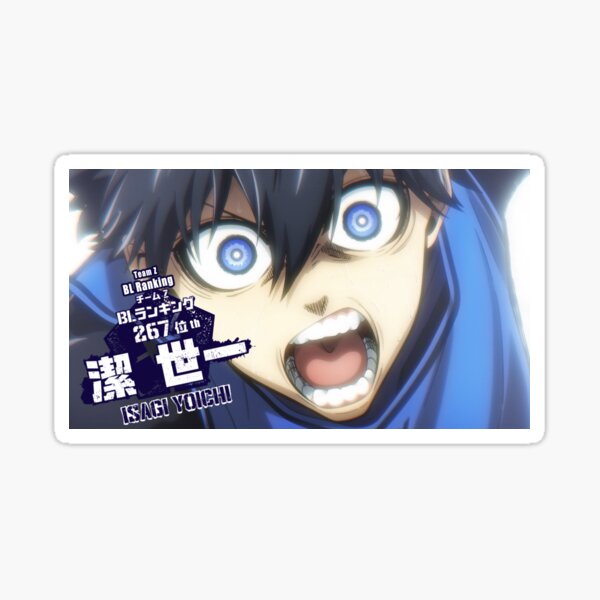 "Blue Lock Isagi Yuichi 15" Sticker for Sale by MattSherman | Redbubble