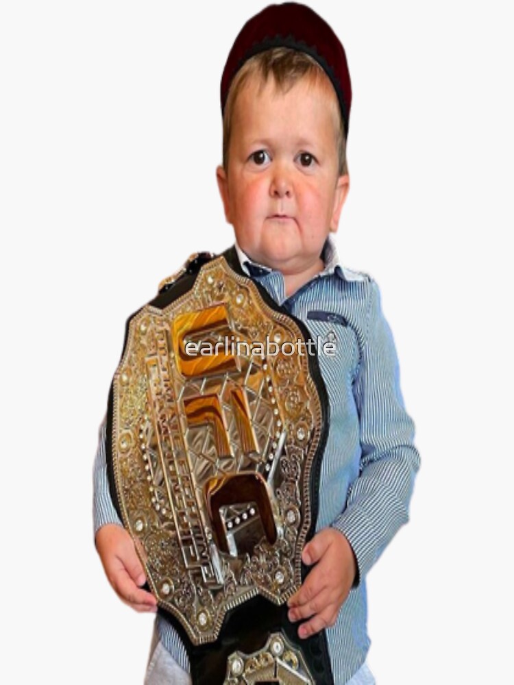 "Hasbulla Champ" Sticker for Sale by earlinabottle | Redbubble