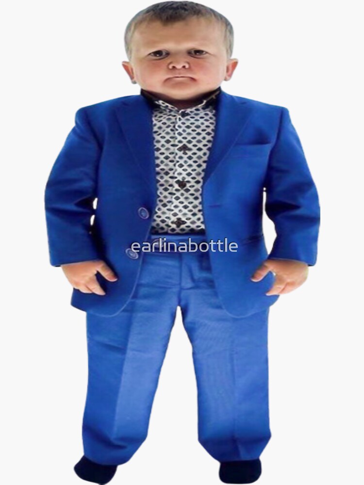 "Hasbulla Suit" Sticker for Sale by earlinabottle | Redbubble