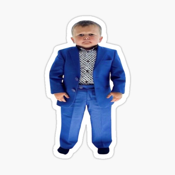 "Hasbulla Suit" Sticker for Sale by earlinabottle | Redbubble