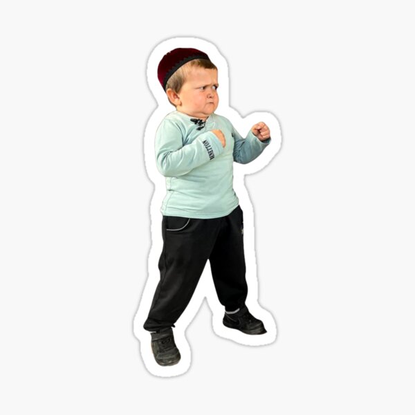 "Hasbulla " Sticker for Sale by earlinabottle | Redbubble