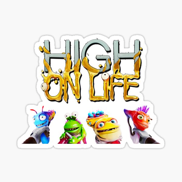 "High On Life Game" Sticker for Sale by ShawMarth | Redbubble