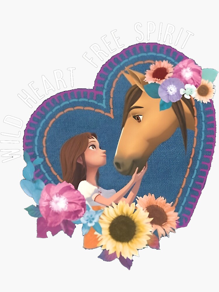 "Spirit Riding Free" Sticker for Sale by bettyjohnsonn | Redbubble