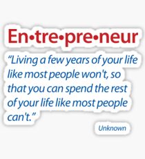 Entrepreneur Stickers | Redbubble