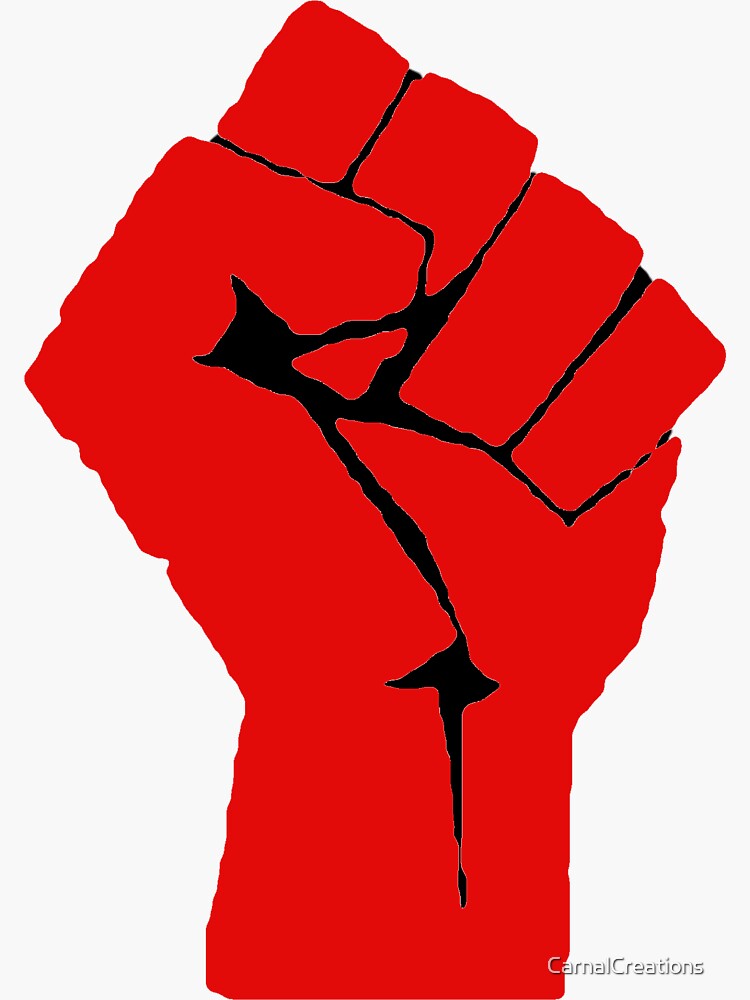 "Resistance sticker" Sticker by CarnalCreations | Redbubble