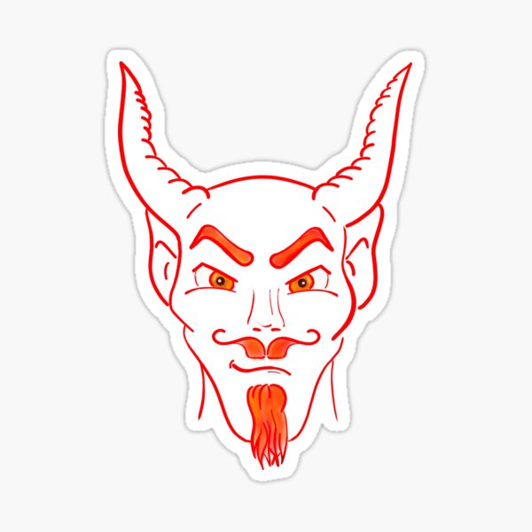 "Satan" Sticker for Sale by Themys24 | Redbubble